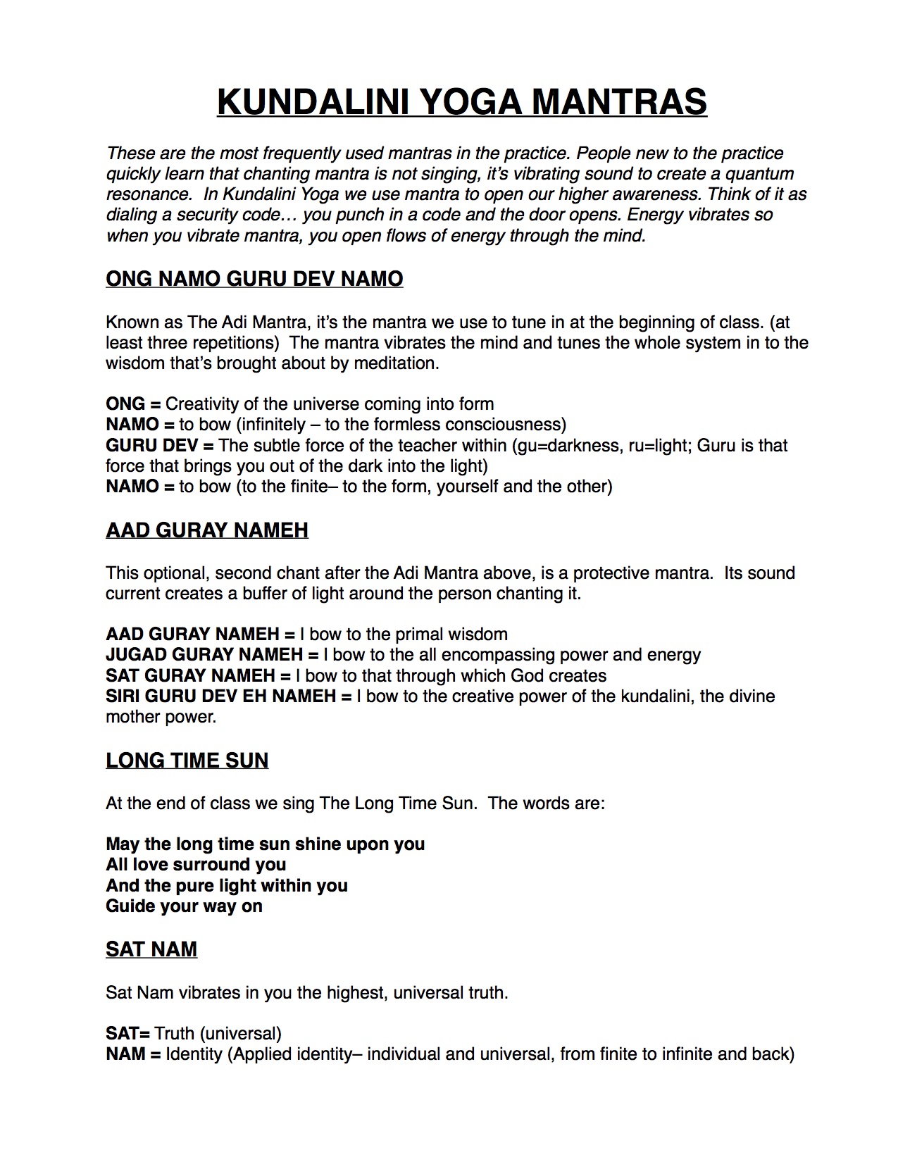 The Kitchen Table - Protection, Possession, Karma & Dharma – Kundalini ...